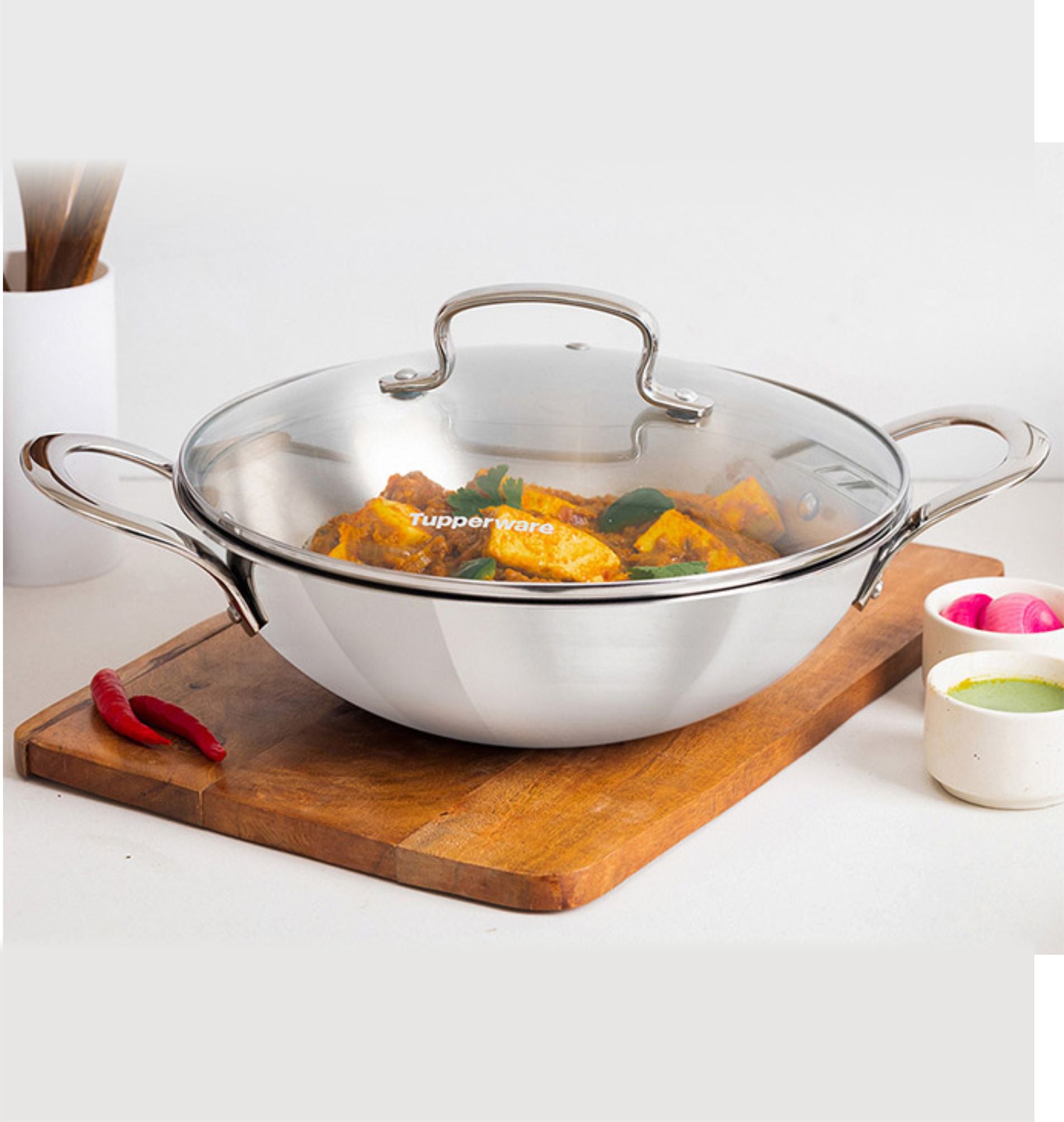 Premium Tupperware Trayam Frypan - 24 Cm Cookware – Tupperware India ...